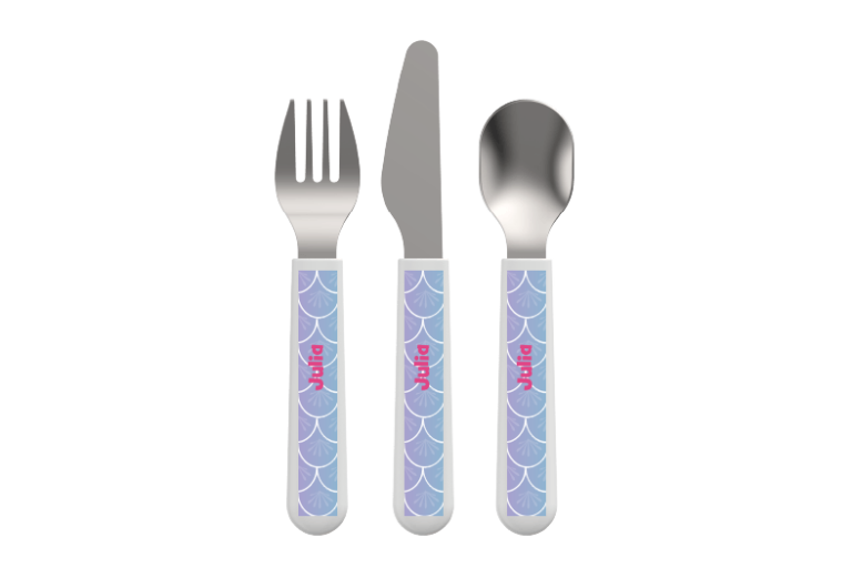 Entwirf dein eigenes Kinderbesteck-Set mit name | Mepal