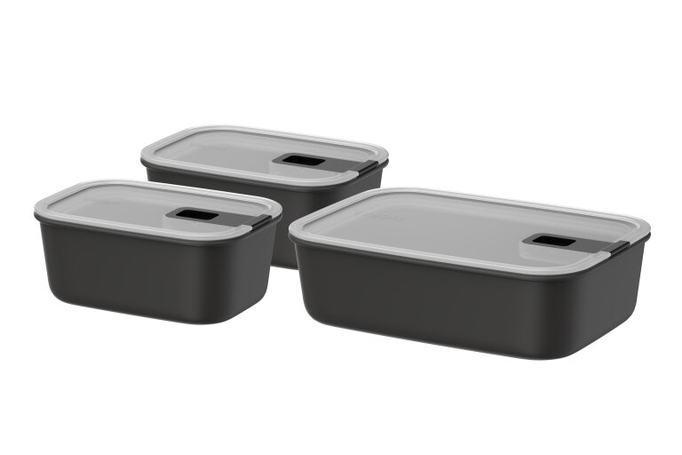 EasyClip set food storage container 3 pcs (2x700 ml + 1500 ml) - Nordic ...