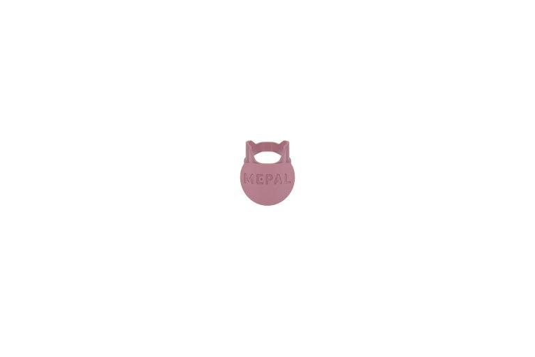 Push button drinking bottle pop-up campus - pastel pink medium | Mepal