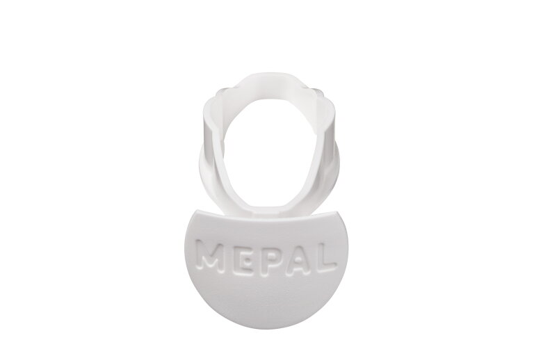 push button drinking bottle pop-up campus - white | Mepal