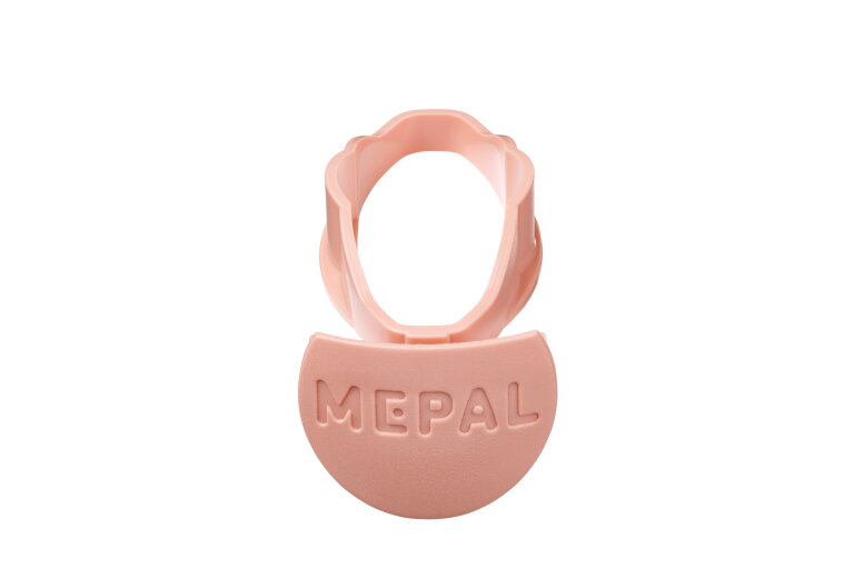 push button drinking bottle pop-up campus - soft pink | Mepal
