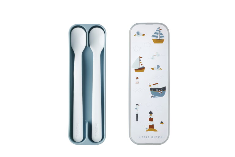 Feeding spoon Mepal Mio set of 2 - Sailors Bay | Mepal