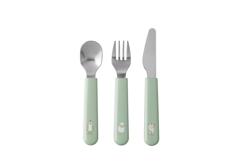 Children's cutlery set Mepal Mio 3 pcs - Little Farm | Mepal