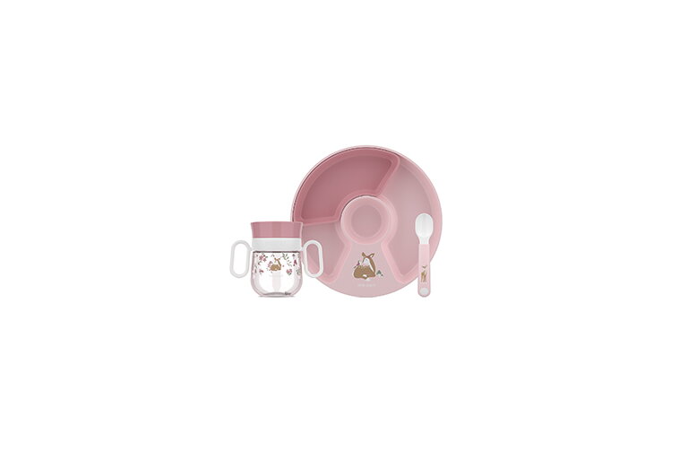 set baby dinnerware mio 3 pcs - fairy garden | Mepal