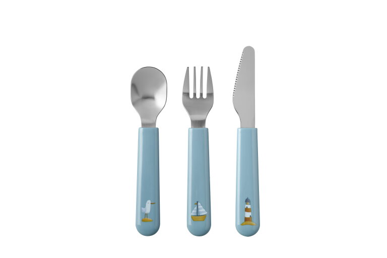 Children's cutlery set Mio 3 pcs - sailors bay | Mepal