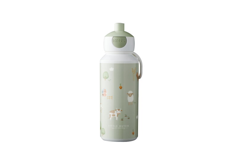 Drinking bottle pop-up Campus 400 ml - Little Farm | Mepal